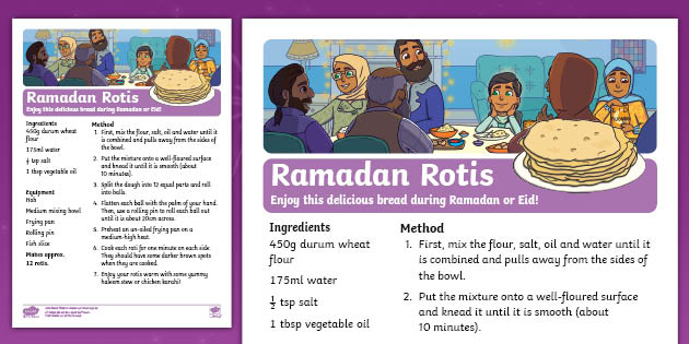 Rameena's Ramadan: Simple Roti Recipe (teacher made)