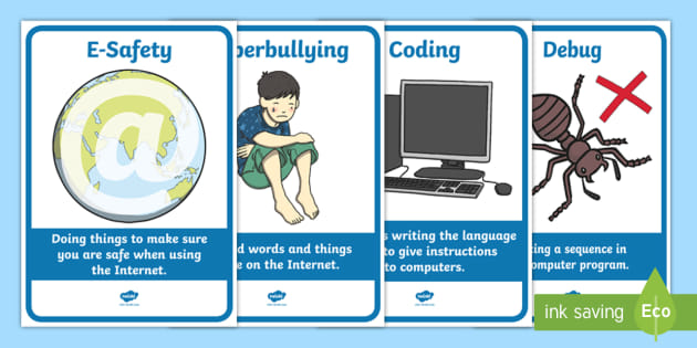 KS1 Computing Vocabulary Display Posters (teacher made)