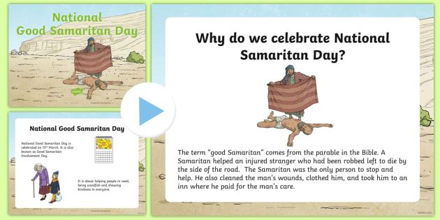National Good Samaritan Day PowerPoint (teacher made)