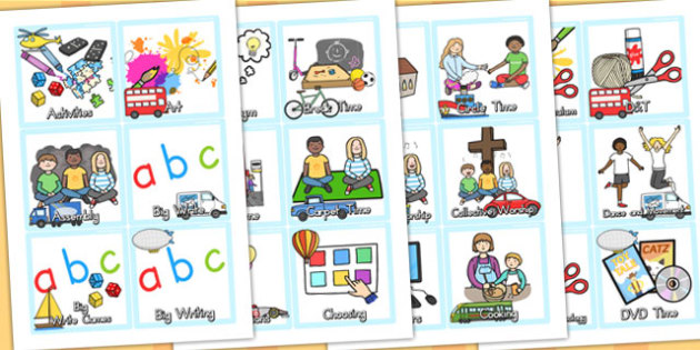 FREE! - Transport Themed Visual Timetable (teacher made)