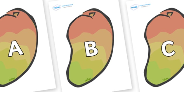 A-Z Alphabet on Mangoes (teacher made)