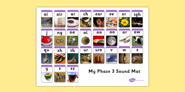 Phase 3 Photo Sound Mat - phase 3, phase three, photo sound mat