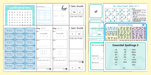 Essential Spelling List 2 Resource Pack (Teacher-Made)