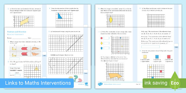 👉 Y6 Position and Direction Baseline Assessment