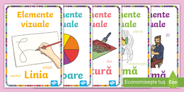 Elemente vizuale Planșe (teacher made)