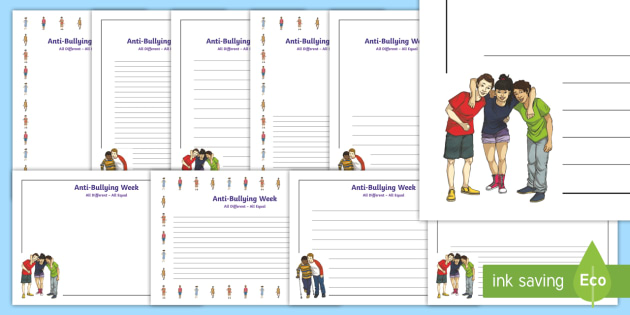 Anti-Bullying Week 2017 Page Border Pack