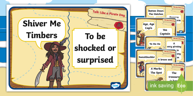 Shiver Me Timbers It Be Talk Like A Pirate Day News 7 Ways To