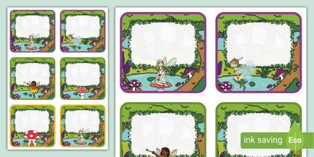 Toadstool Labels (teacher made)