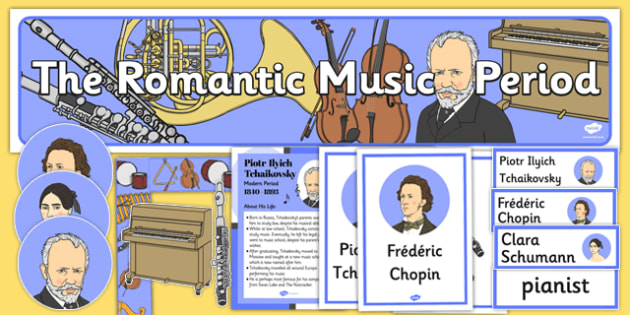 Music Display Pack | Romantic Period