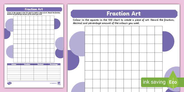 Fraction Art (teacher made)