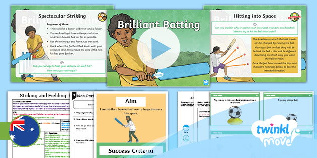 Move PE Y6 Striking and Fielding Lesson 4: Brilliant Batting