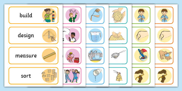 Kindergarten Areas Skills Word Cards Pack (Teacher-Made)