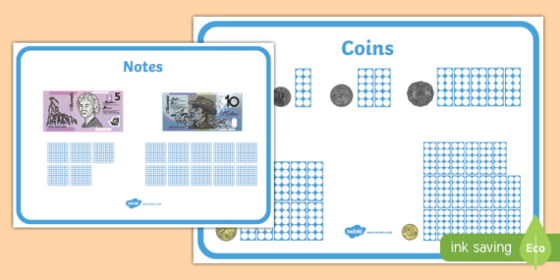 Maths Intervention Money Mats