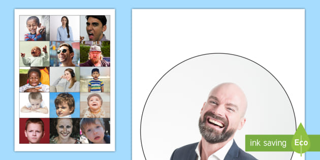 Happy, Sad and Angry Photo Sorting Activity