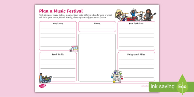 Plan a Music Festival Listing Activity,music festival
