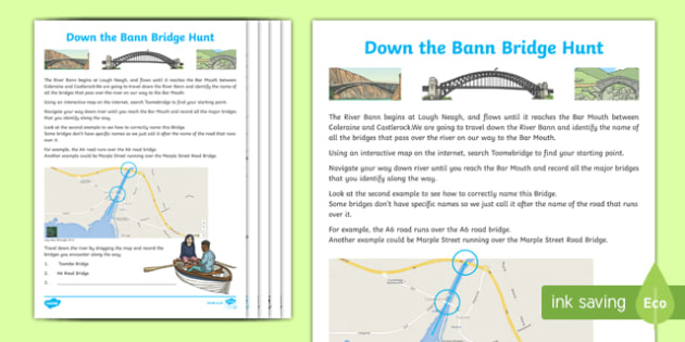 River Bann Bridge Hunt Activity