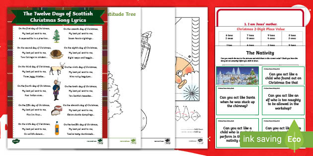 Christmas Activities for First Level Resource Pack