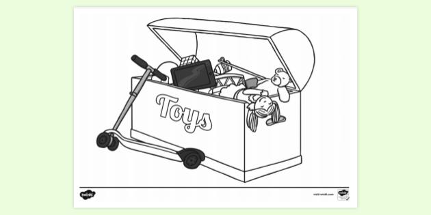 FREE! - Toy Box Colouring | Colouring Sheets (teacher made)