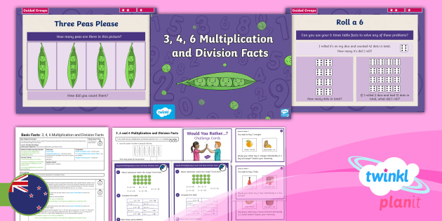 Level 3 Basic Facts: 3, 4, 6 Multiplication and Division