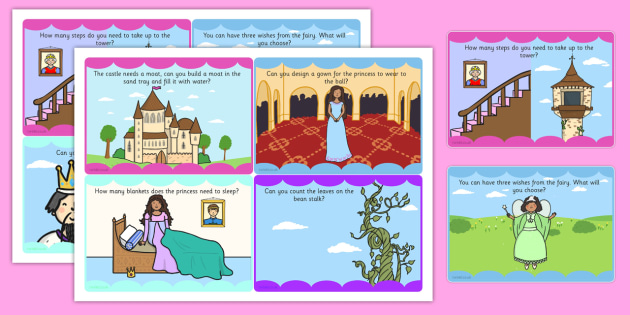 Challenge Cards Fairytale Castle (teacher made)