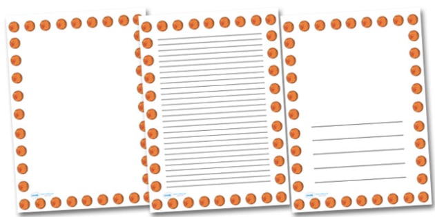 Mars Portrait Page Borders Resource for Creative Activities