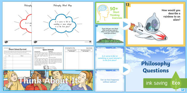 Philosophy Relievers Activity Pack (teacher made)