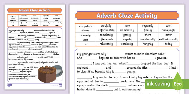 Adverb Of Time Worksheet Exercises For Class 3 With