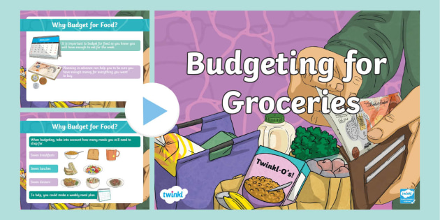 Budgeting for Groceries PowerPoint (teacher made)