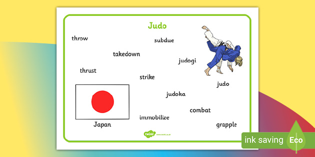 Judo Word Mat (teacher made)