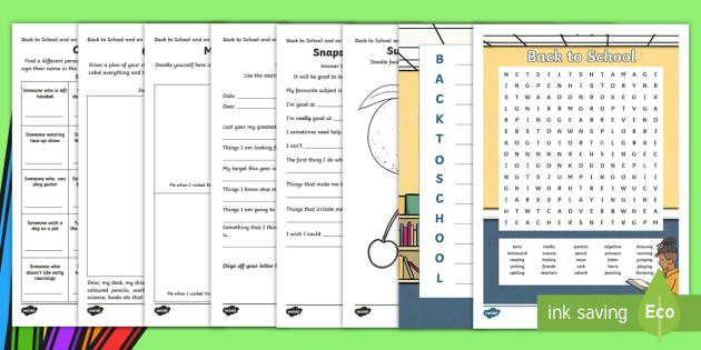 Year 5 Back to School Activity Pack (teacher made)