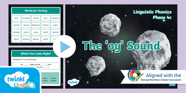 Linguistic Phonics Phase 4c 'oy' Sound PowerPoint
