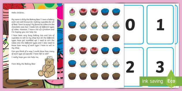Sorting and Counting Cupcakes Resource Pack
