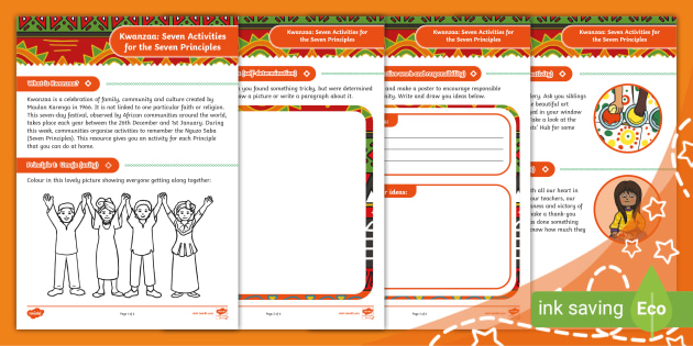 Kwanzaa: Seven Activities for the Seven Principles