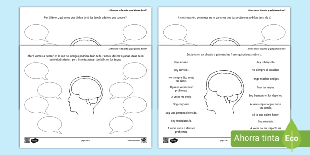 Hojas De Trabajo De Aprendizaje Socioemocional