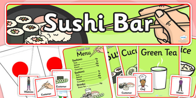 Sushi Bar Role Play Pack