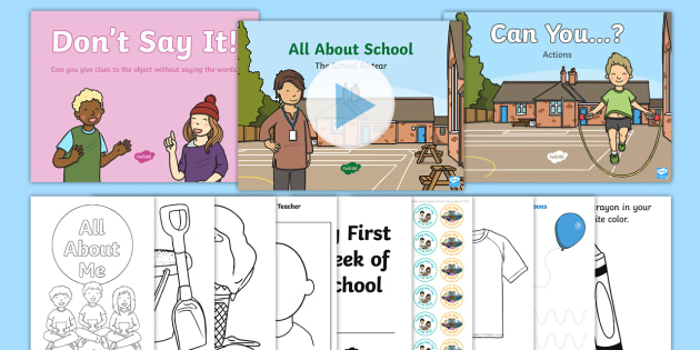 First Day of School | Junior Infants | Primary Resource Pack