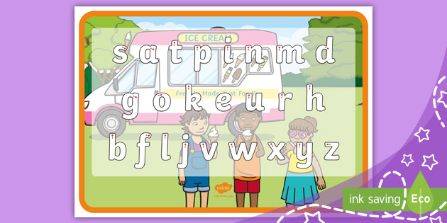 Summer-Themed Phonics Letter Formation Activity Mat