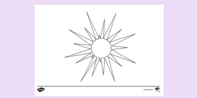 Supernova Colouring Sheet