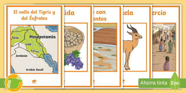 Pósters: La antigua Mesopotamia (Hecho por educadores)