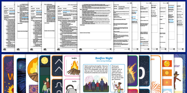 EYFS Bonfire Night Planning and Resource Pack (Ages 3-4)