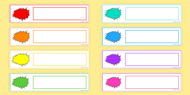 👉 Colour Themed Editable Gratnells Tray Labels
