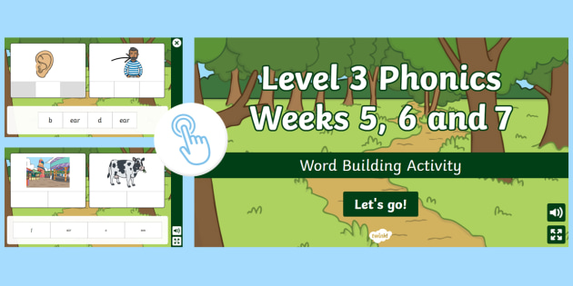 Level 3 Phonics Weeks 5, 6, 7 Game: Word Builder | Twinkl Go!