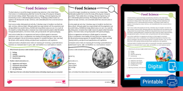 Reading Science Worksheets | twinkl.com