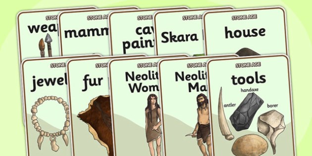 The Stone Age Display Posters (teacher made)