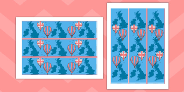 Our Country UK Display Borders (teacher made)