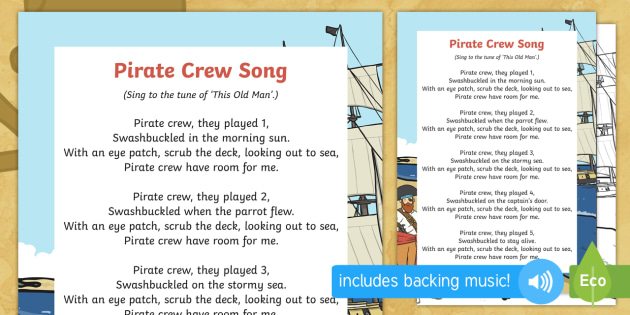Pirate Crew Song (teacher made)
