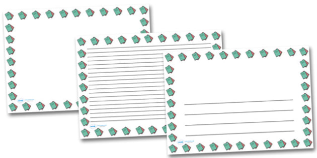 Exercise Books Landscape Page Borders- Landscape Page Borders