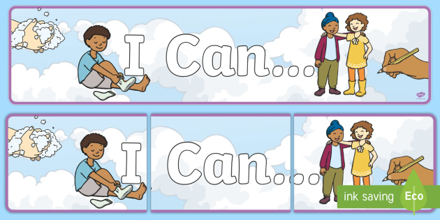 EYFS 'I Can...' Display Banner (teacher made)