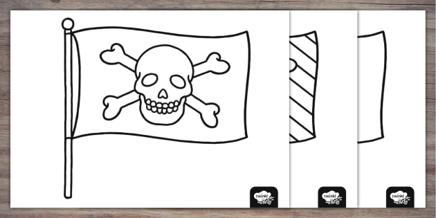 Design Your Own Pirate Flag Activity | Twinkl Party