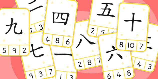 Chinese Number Recognition Activity (teacher made)